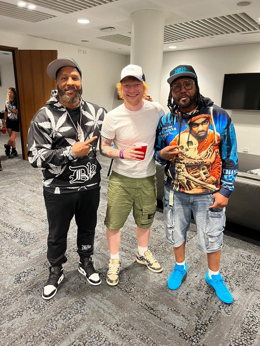 D12 on Twitter: "Shout out to @edsheeran for coming thru last and showing love. I really didn’t ...