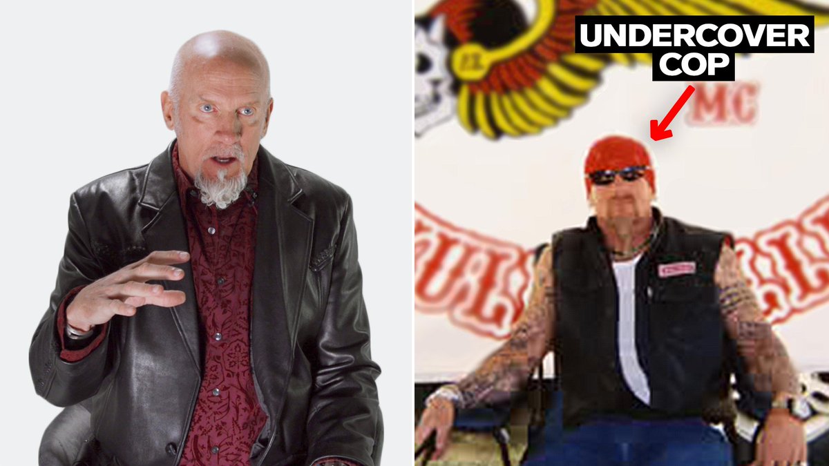 This undercover agent infiltrated the Hells Angels in the early 2000s ...