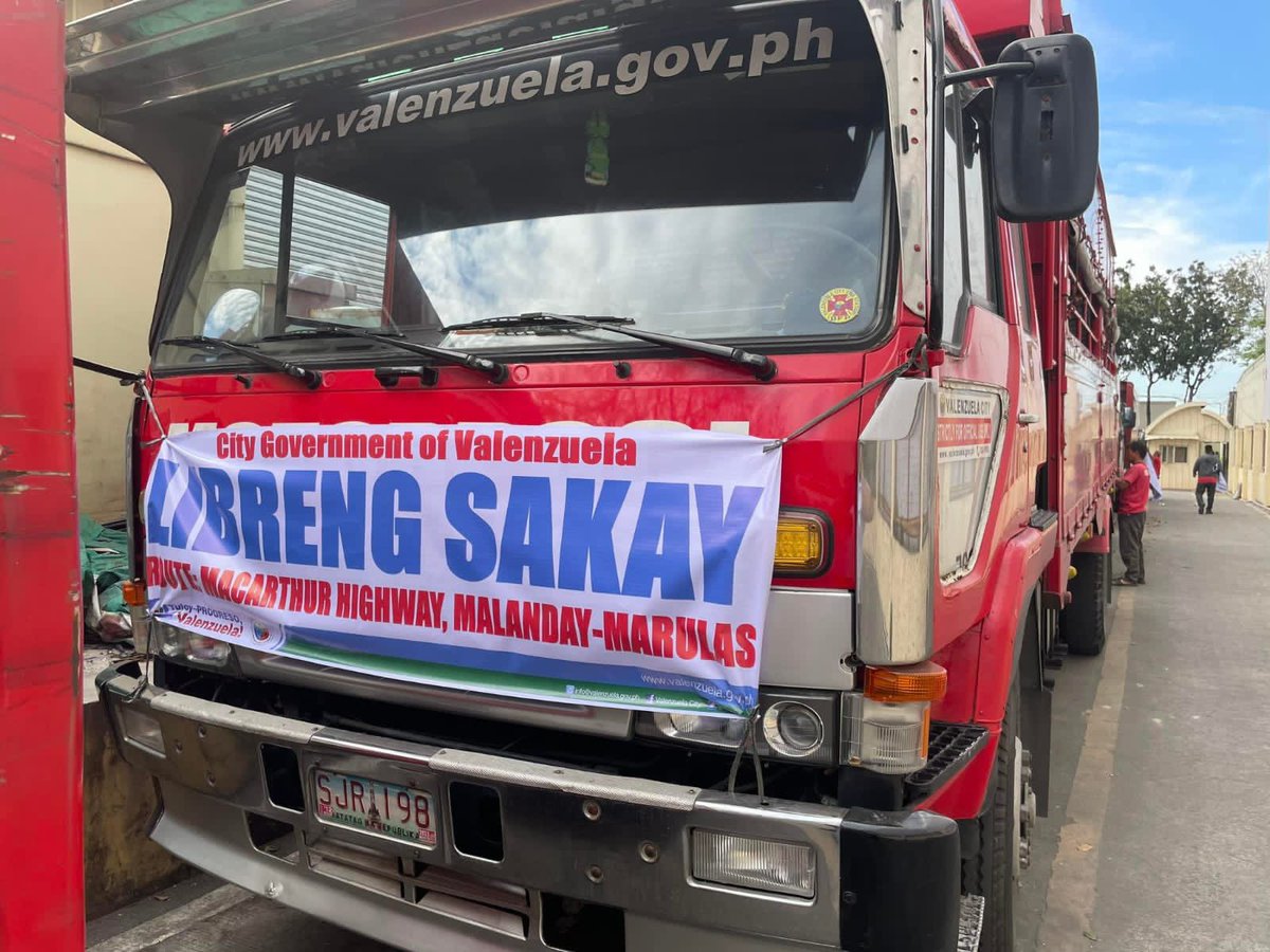 Valenzuela City on Twitter: "SA MGA LARAWAN: Nakahanda na ang mga #LibrengSakay truck na ide ...