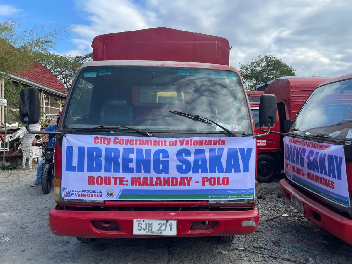 Valenzuela City on Twitter: "SA MGA LARAWAN: Nakahanda na ang mga #LibrengSakay truck na ide ...