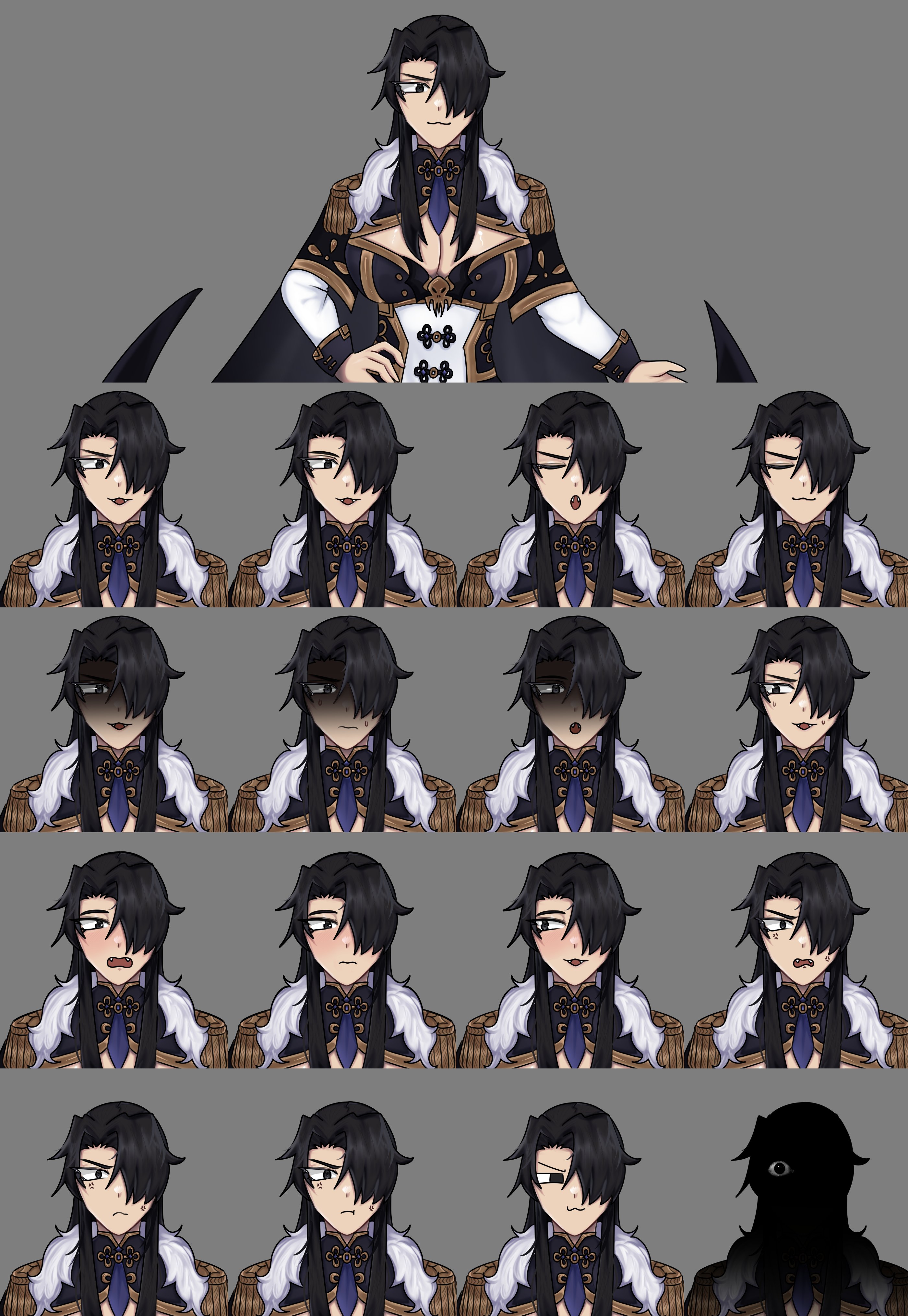 dero 🐰 year of bnuy on Twitter: "#FGO oc krypton expression sheet!!!!!!!!! https://t.co ...