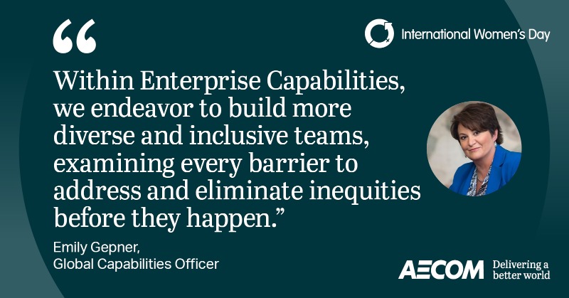 AECOM leaders embrace equity for IWD and beyond