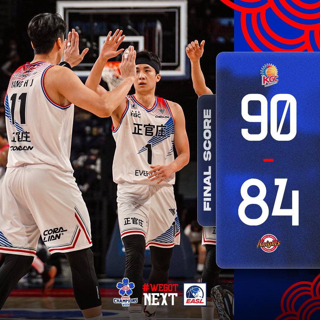 東アジアスーパーリーグ(EASL) on Twitter: "#EASLChampionsWeek DAY5 ファイナル FANAL SCORE #安養KGC 90-84 #ソウルSKナイツ ...