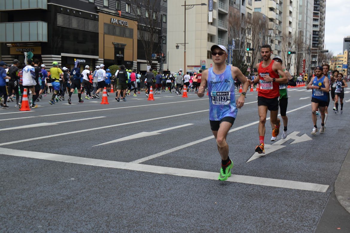 runrun on Twitter: "今日の東京マラソン。 写真をいただきましたので😊 4枚目、最後の直前は、 日本VSエジプトVSコスタリカ でした。"