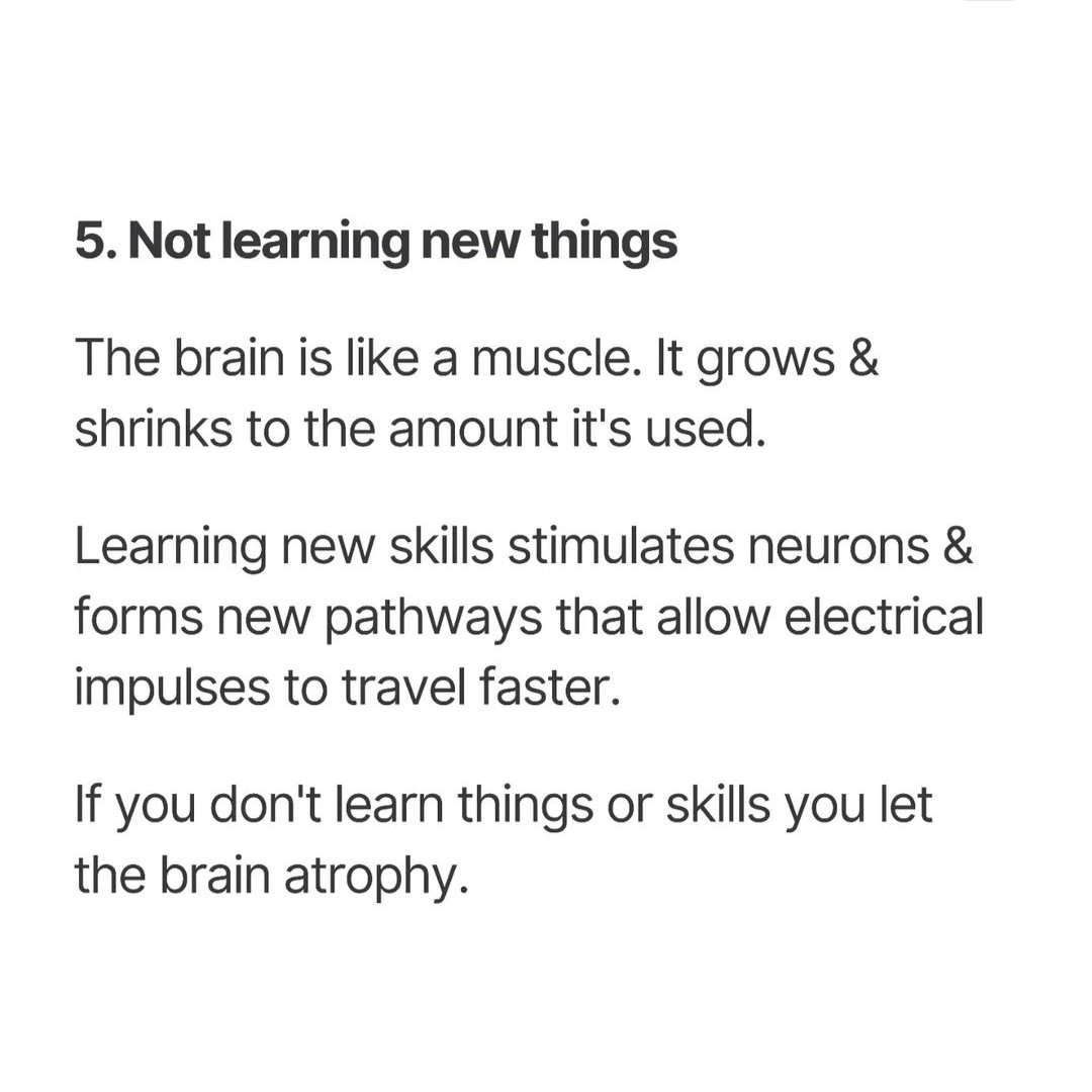 7 Bad Habits That Destroy Your Brain: //Thread// - Thread from Power ...