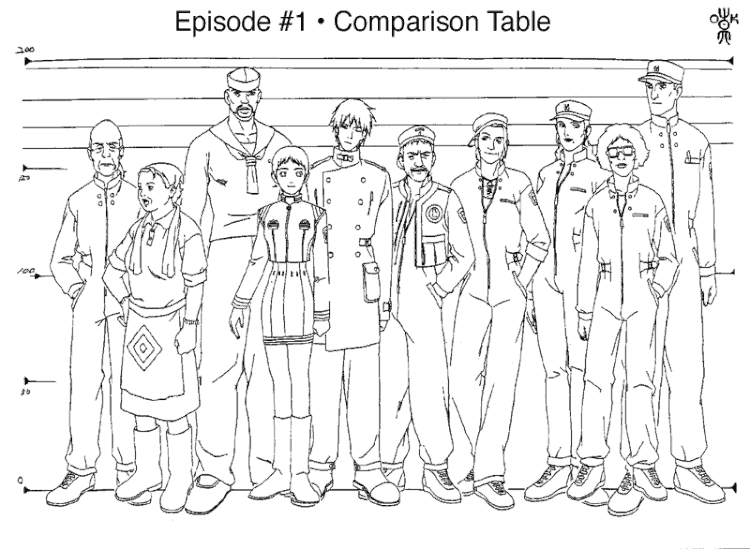 Character Design References on Twitter: "Art of Blue Submarine No. 6 → http://goo.gl/W6hBGt"