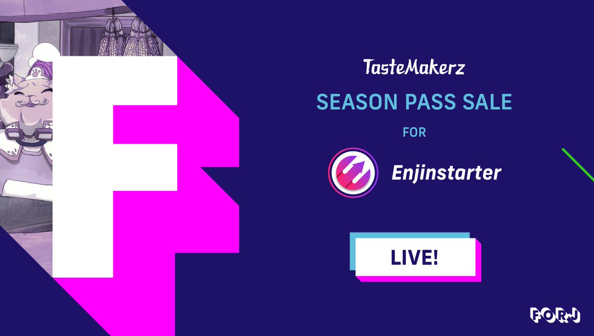 Forj on Twitter: "Our @TasteMakerz_XYZ Season Pass mint is now OPEN to all whitelisted addresses ...