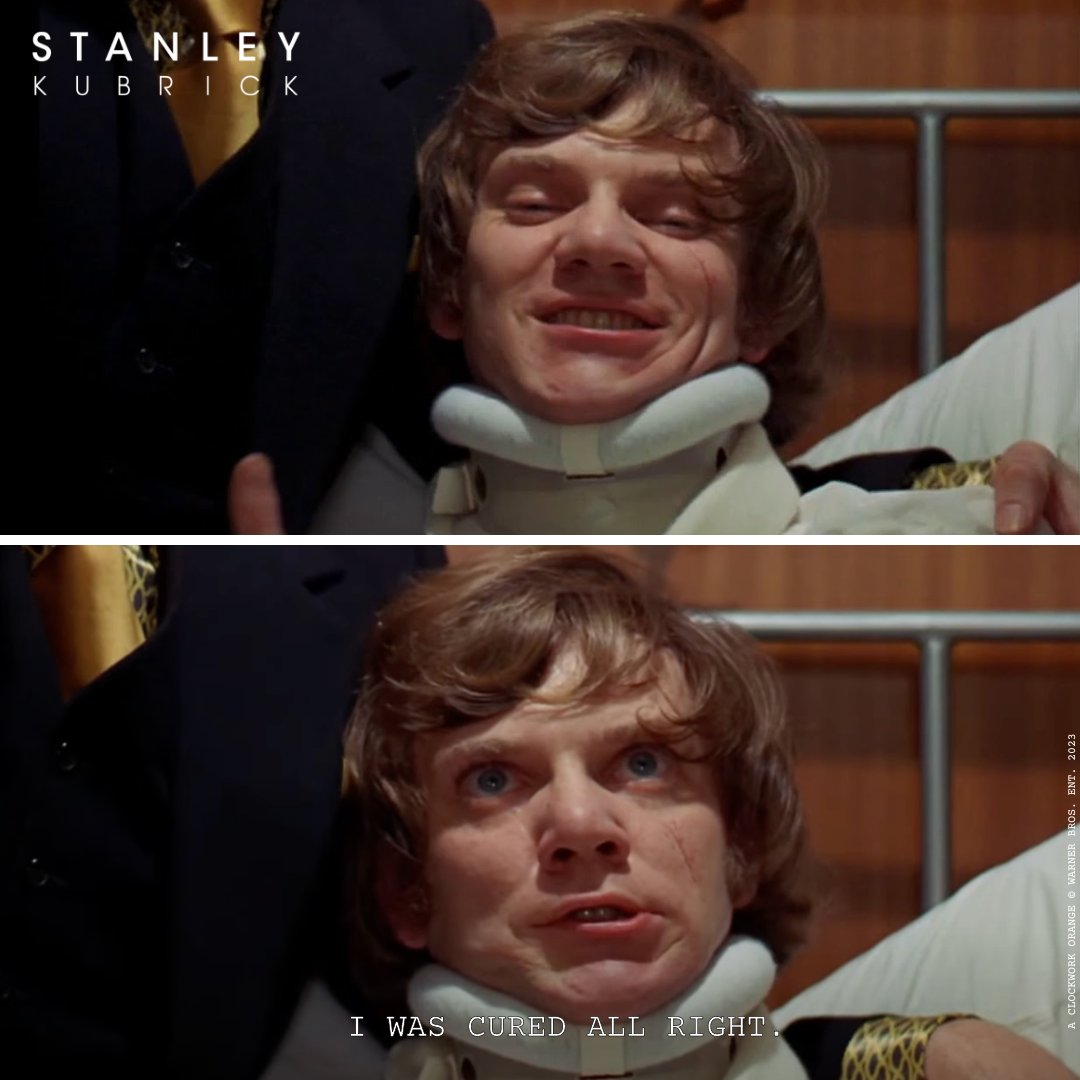 Stanley Kubrick on Twitter: "“I was cured all right.”"