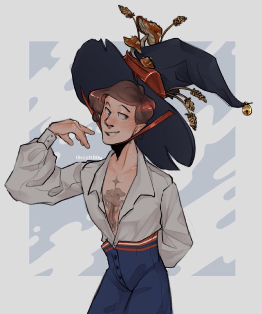 「doodle of divs au :D I wanna do an actually finished drawing」★ GH0ST ★の漫画