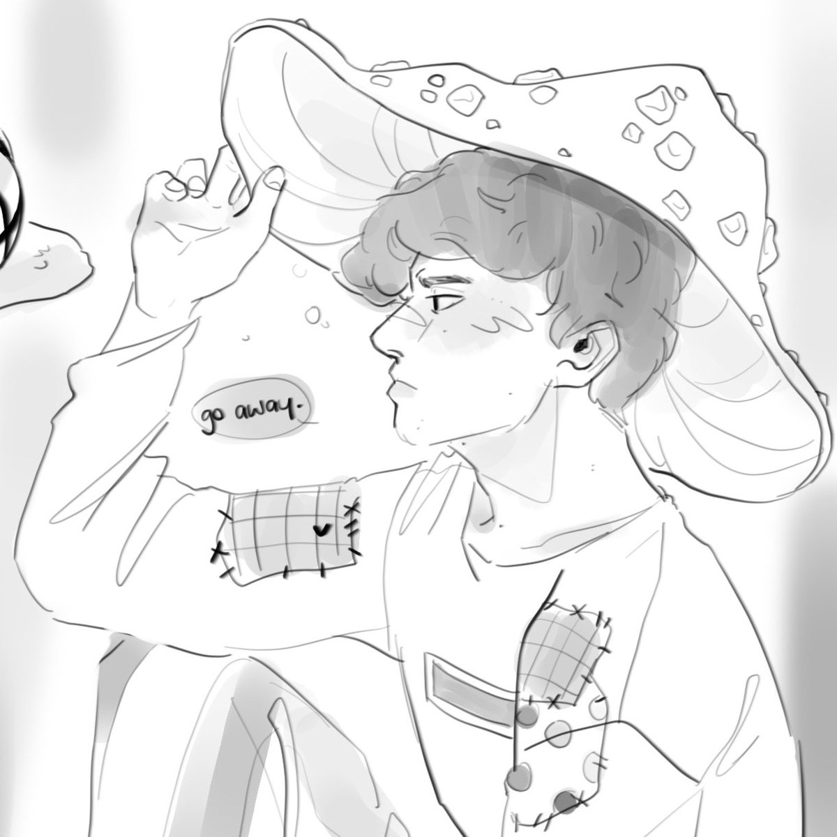 「doodle of divs au :D I wanna do an actually finished drawing」★ GH0ST ★の漫画