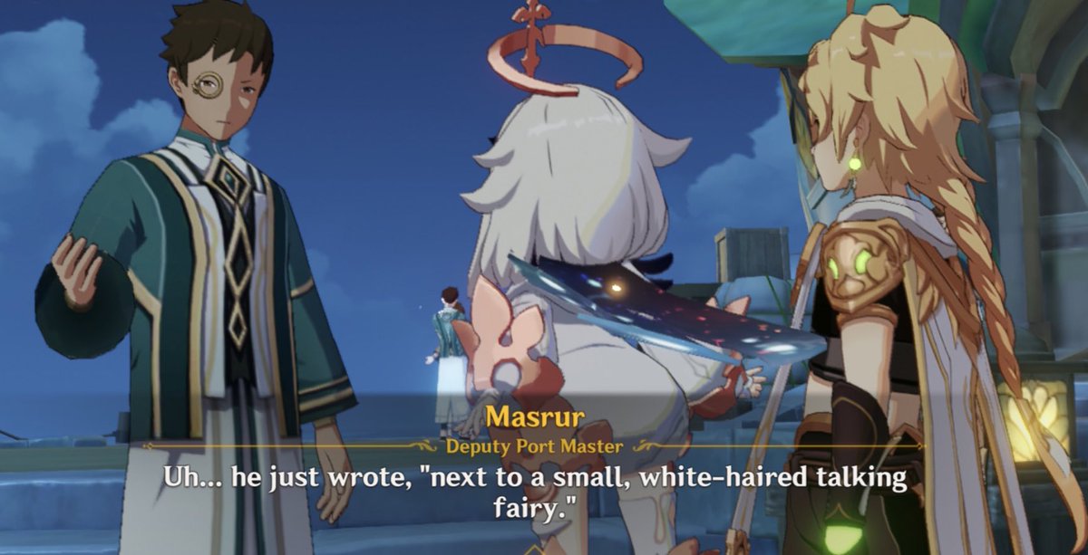 daily paimon on Twitter: "the address is paimon 😭 this just shows how traveller and paimon are ...