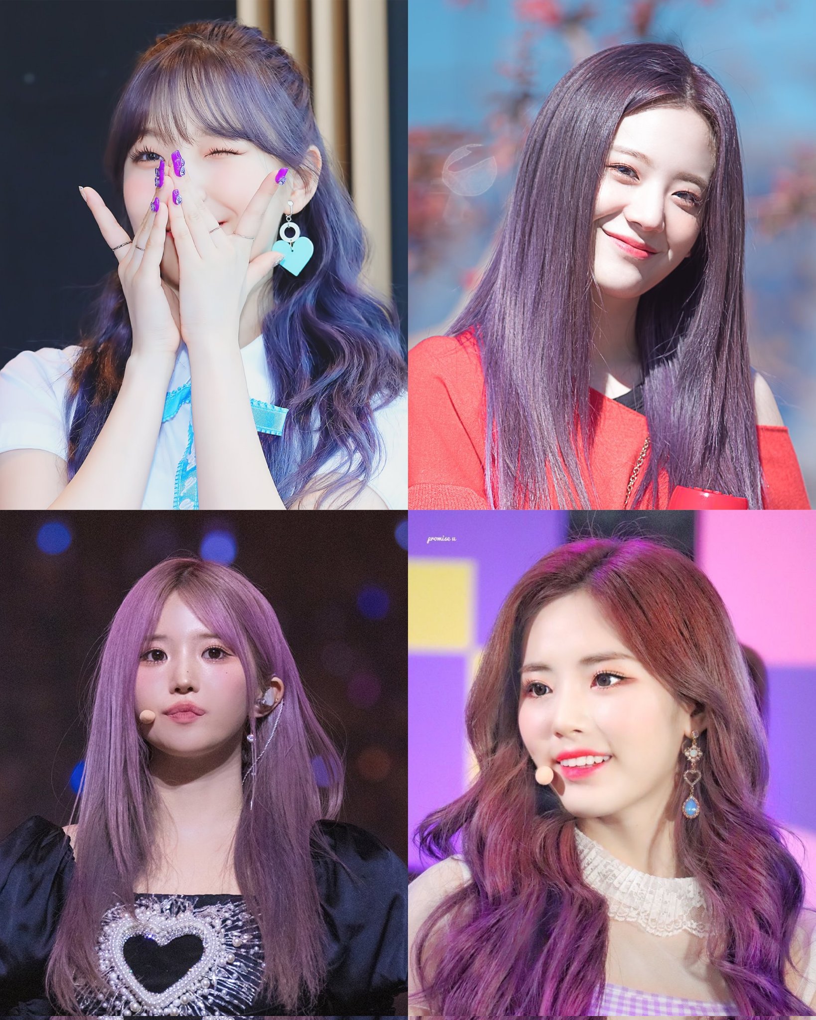 fromis_9 Brasil 🍀 on Twitter: "🍀| Purple hair https://t.co/hkDfNhMP8I" / Twitter