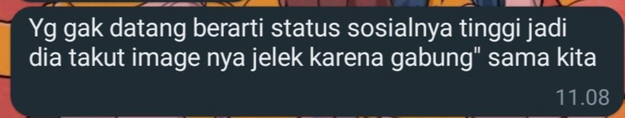 COLLE on Twitter: "[cm] Jdi temen SMA sender ngajakin reunian. Awalny sender mau ikut, tp ...