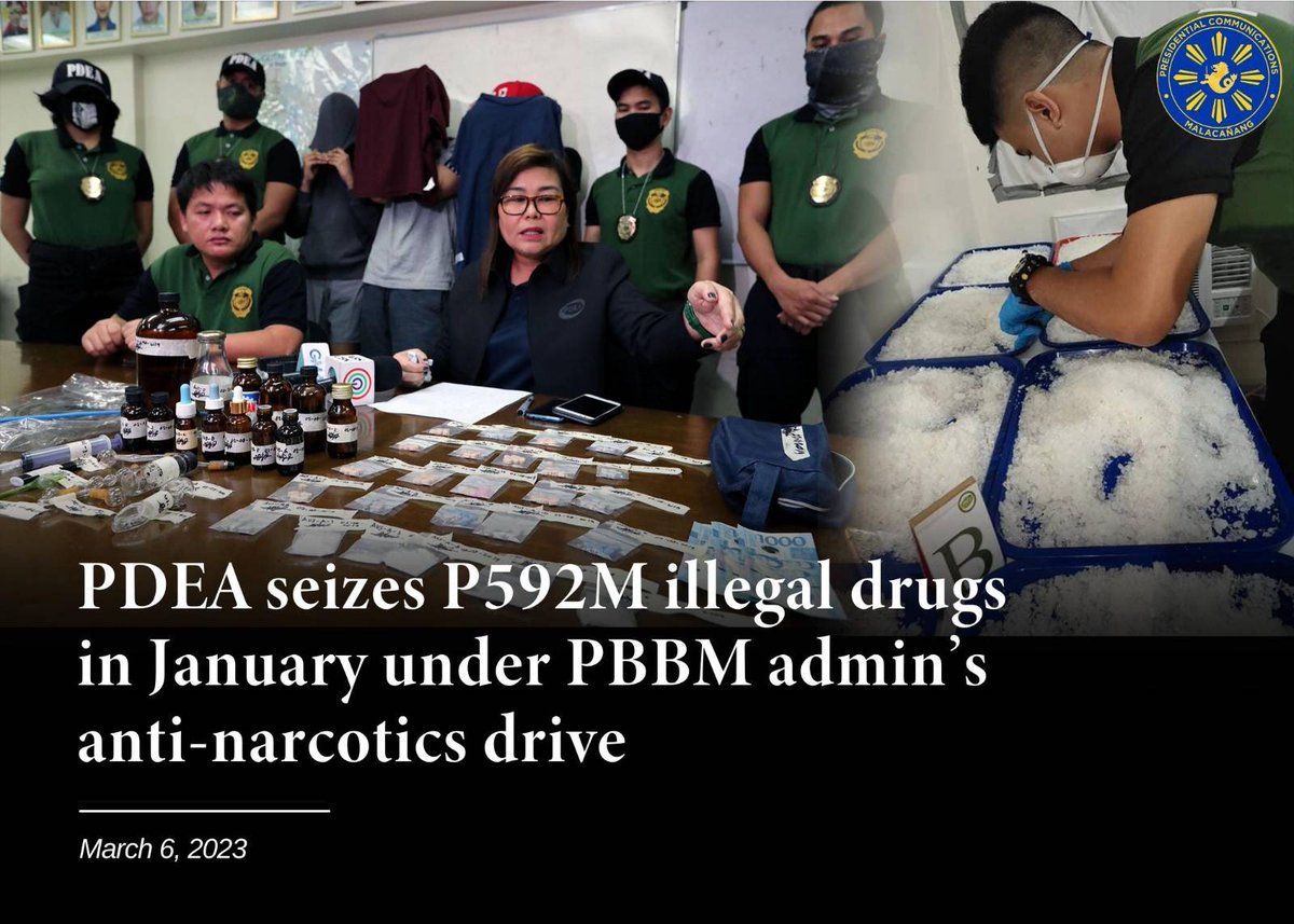 Presidential Communications Office on Twitter: "The Philippine Drug Enforcement Agency (PDEA ...