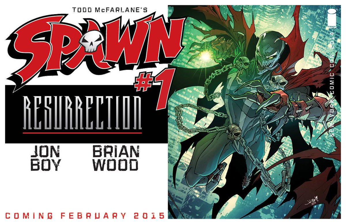Daily Spawn Archive on Twitter: ""COMING FEBRUARY 2015" New York Comic-Con poster for Spawn ...