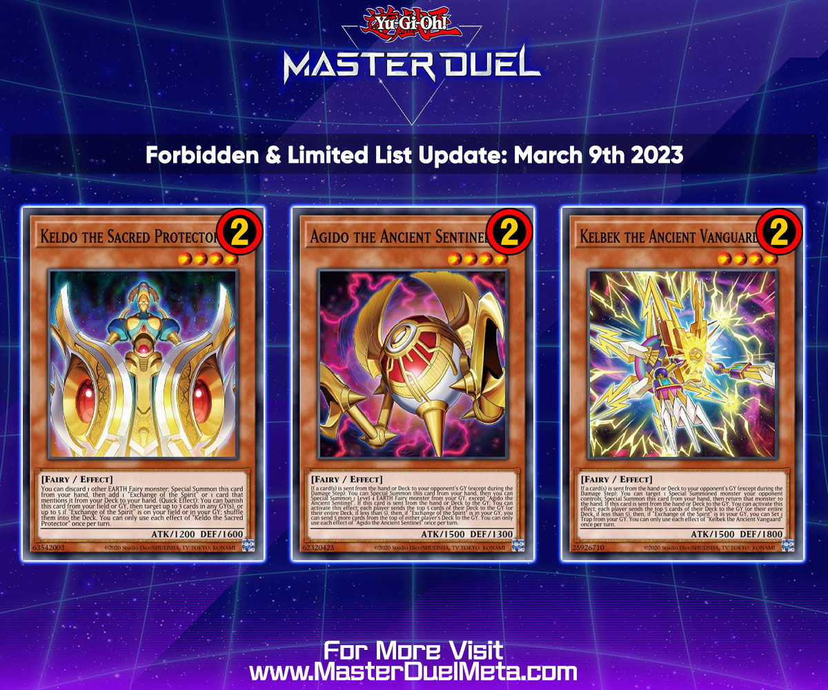 Yu-Gi-Oh! Master Duel Guide on Twitter: "A new Forbidden & Limited List has been announced for ...