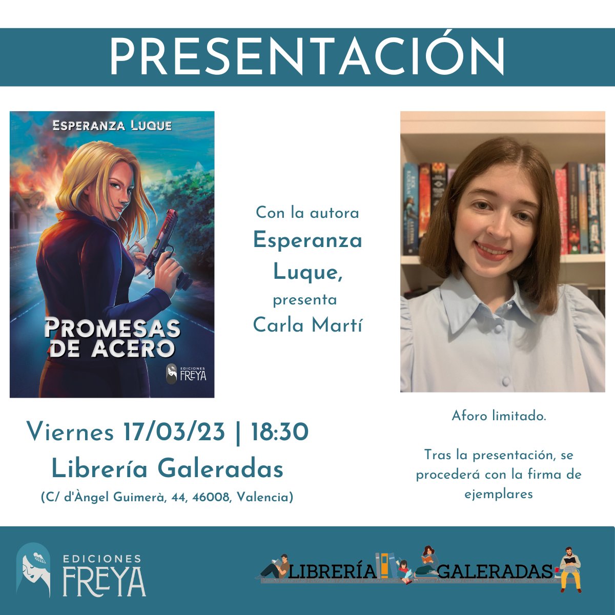 Ediciones Freya on Twitter: "¡Seguimos con las presentaciones! El 17 de marzo tendréis a ...