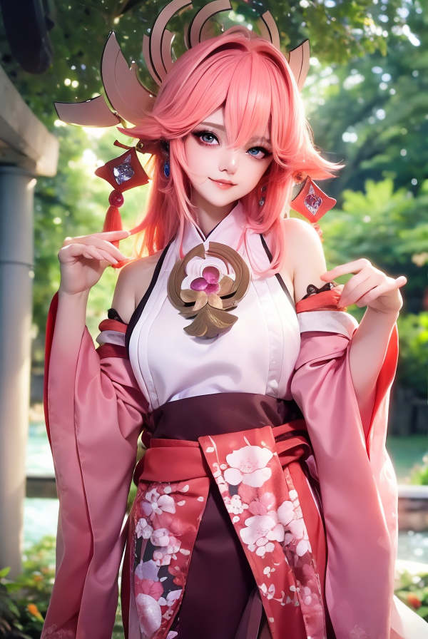 EI⚡️ & her puppy 🦊 on Twitter: "yae #GenshinImpact #原神イラスト #原神 #八重神子 #yaemiko #AIイラスト #aiartist ...