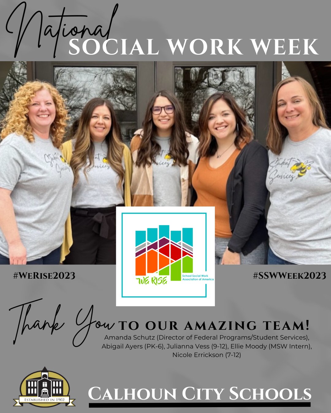 Calhoun City Schools on Twitter: "CCS & the School Social Work Assoc ...