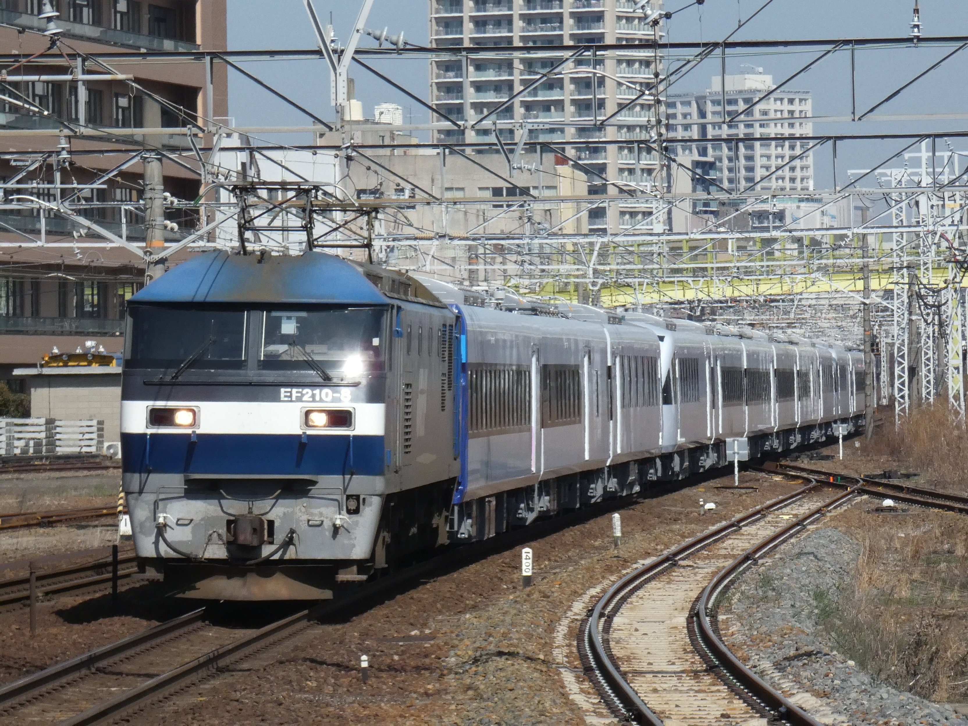 おっくーの鉄道部屋【出張所】 on Twitter: "ちなみに、オフショットはこちらです。 8862レ EF210-8 [岡] + 東武N100系(N101F, N102F) 1枚目は熱田駅 ...