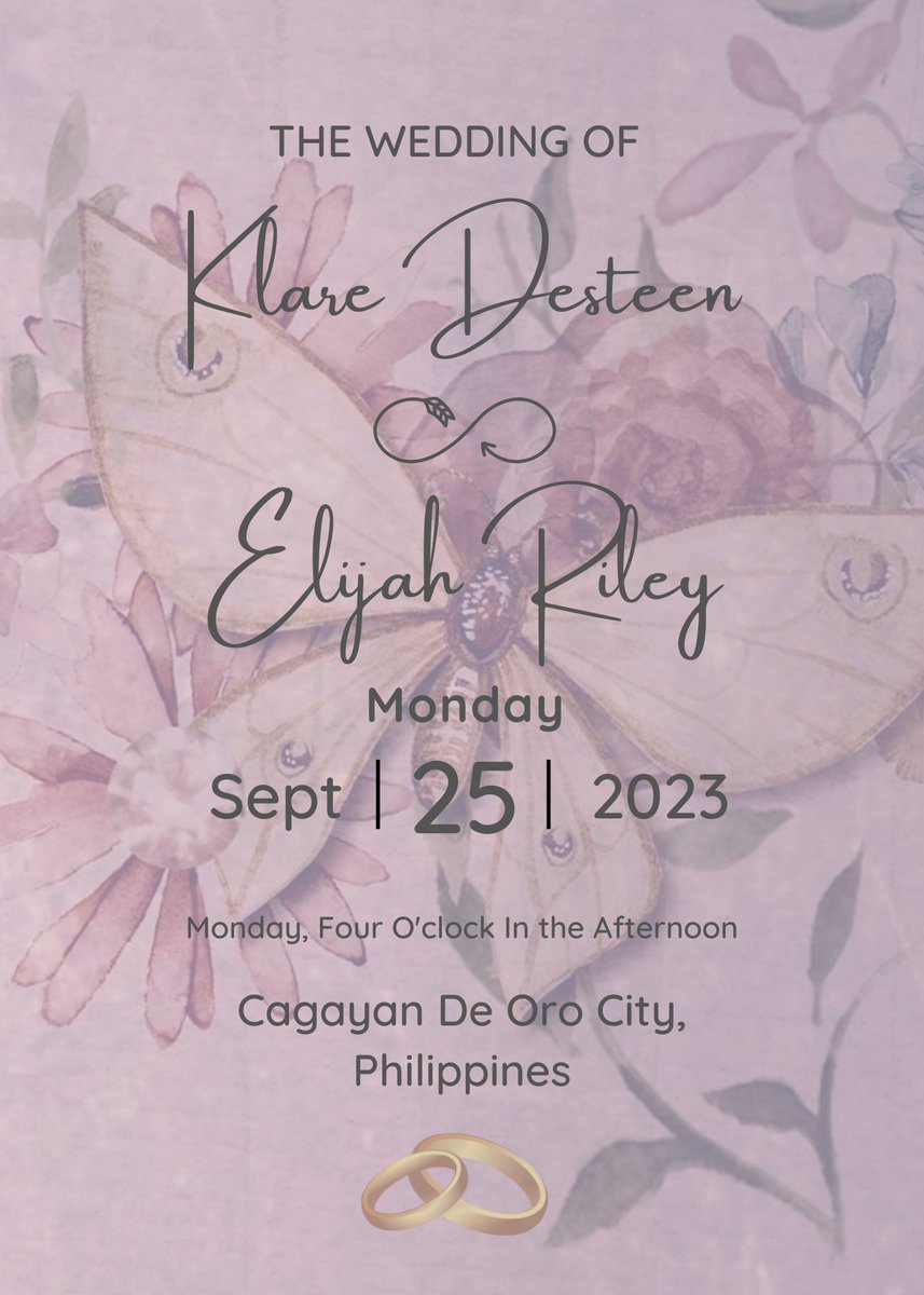 ًjam Tavz🦖 Utb Gls Cutie📌 On Twitter Klarijahs Wedding Invitation