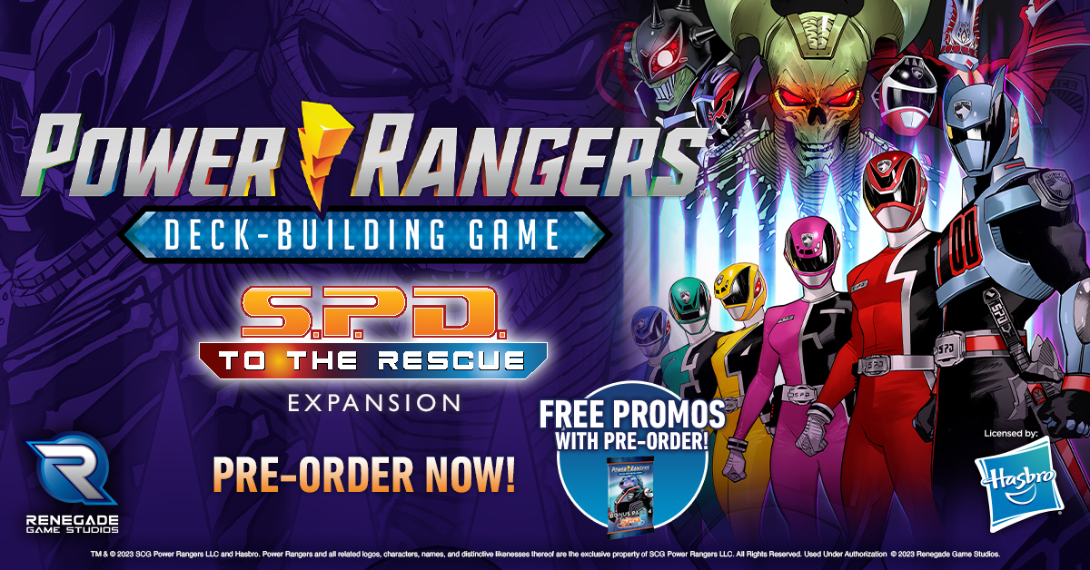 Renegade Game Studios on Twitter: "The Power Rangers Deck-Building Game ⚡ SPD to the Rescue ⚡ ...