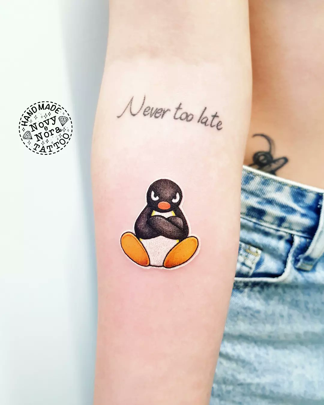 Penguin Tattoos For Women