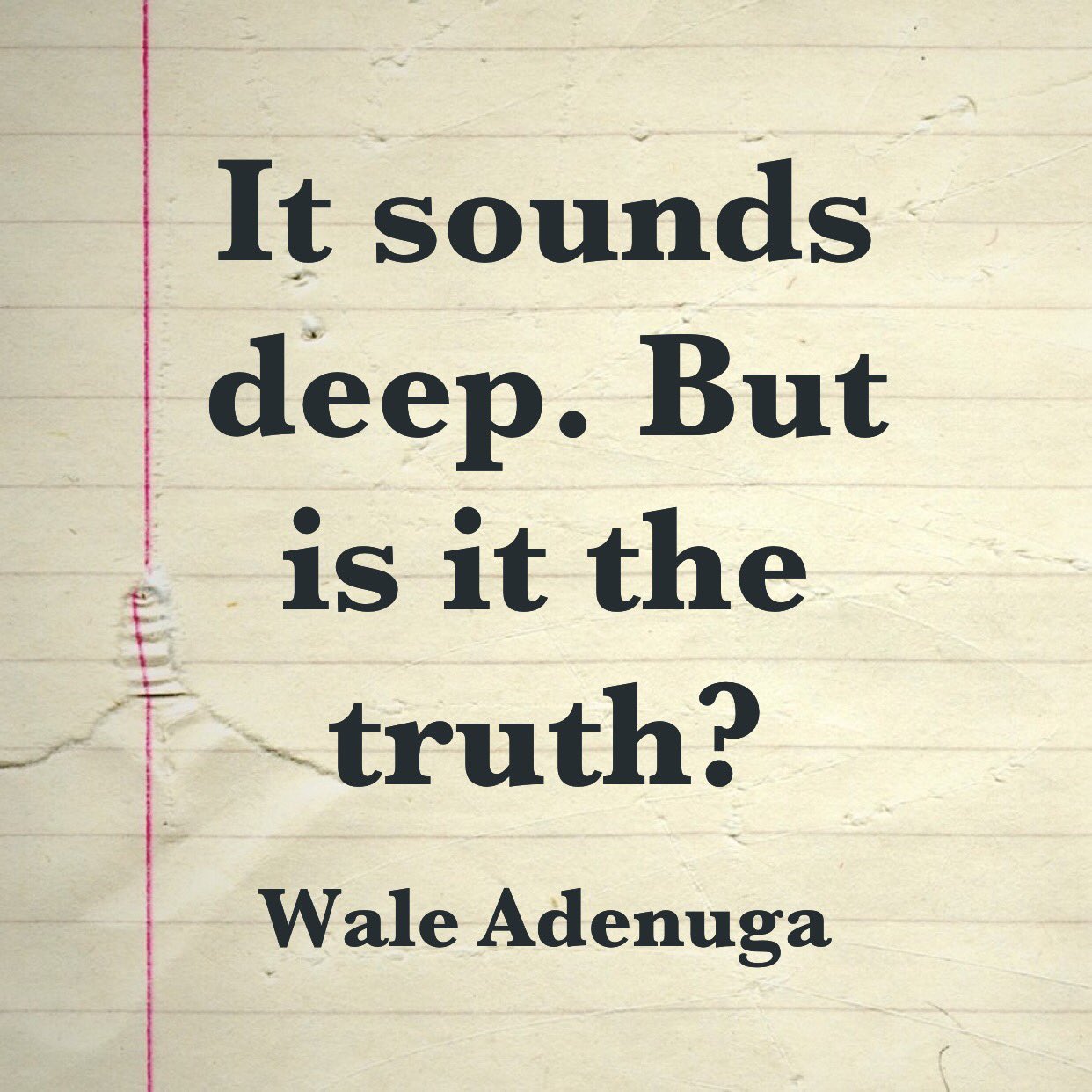 Deep Wale Quotes However, People Need To Understand That It Ain't That