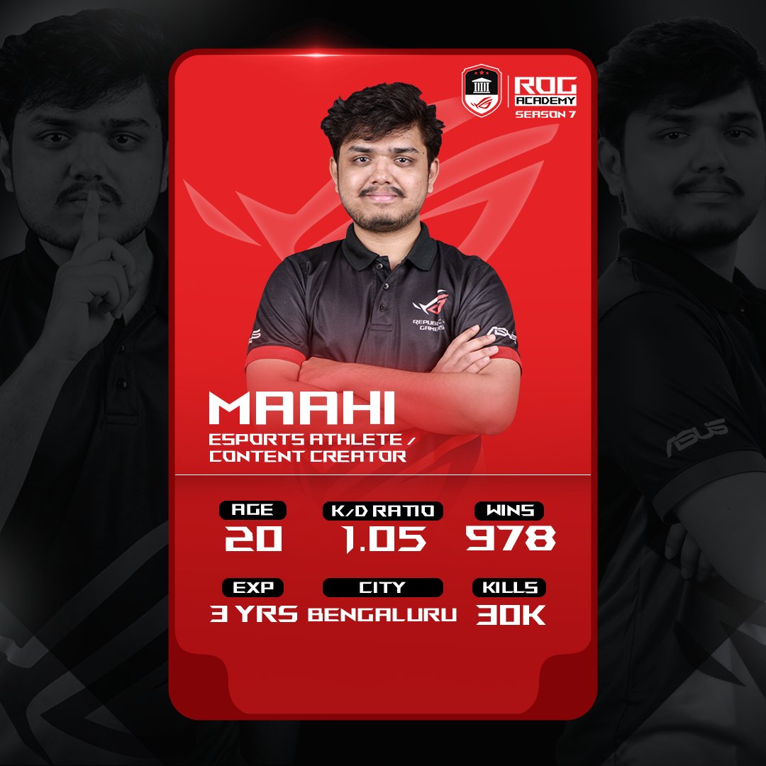 ASUS ROG IN on Twitter: "Meet Amit Hebbi aka Maahi, Computer Science Engineering student who ...