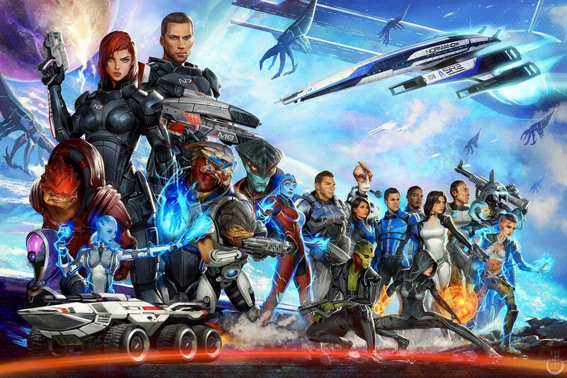 Mass Effect 3 Character Wallpaper