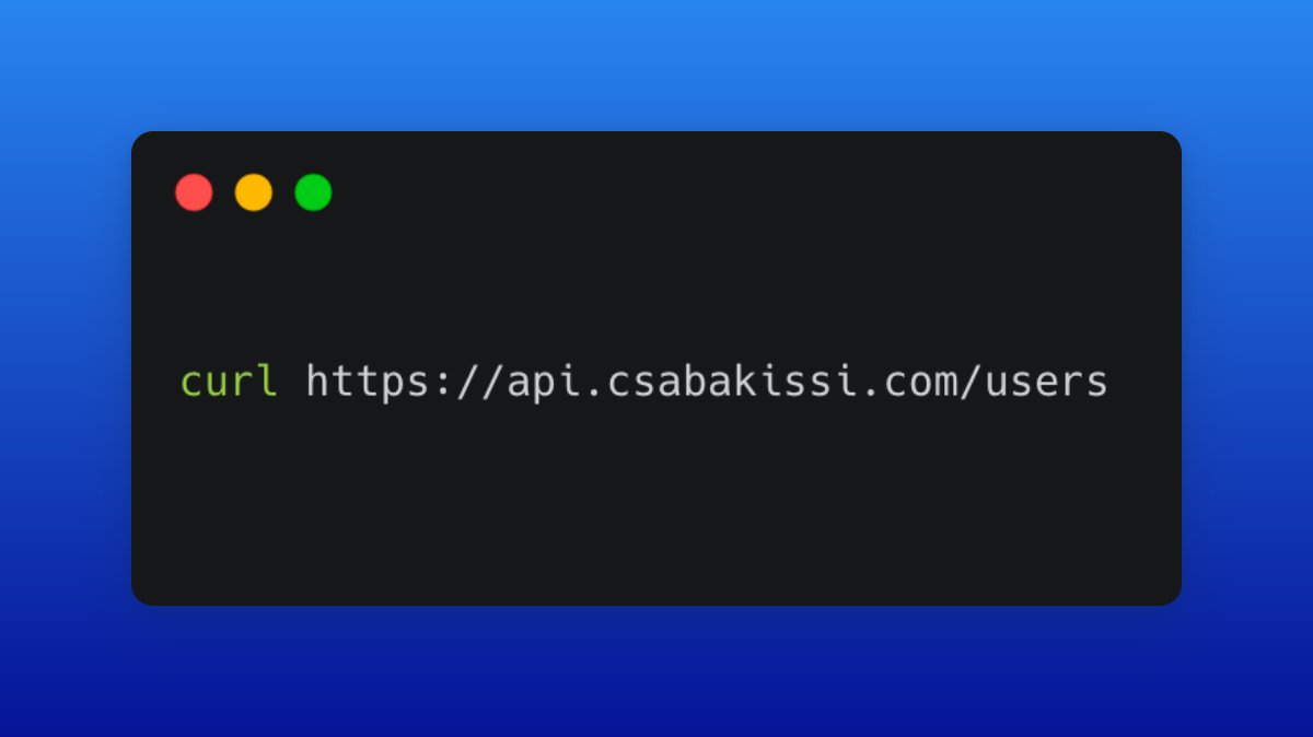 How to use curl to perform API requests 🧵: - Thread from Csaba Kissi ...