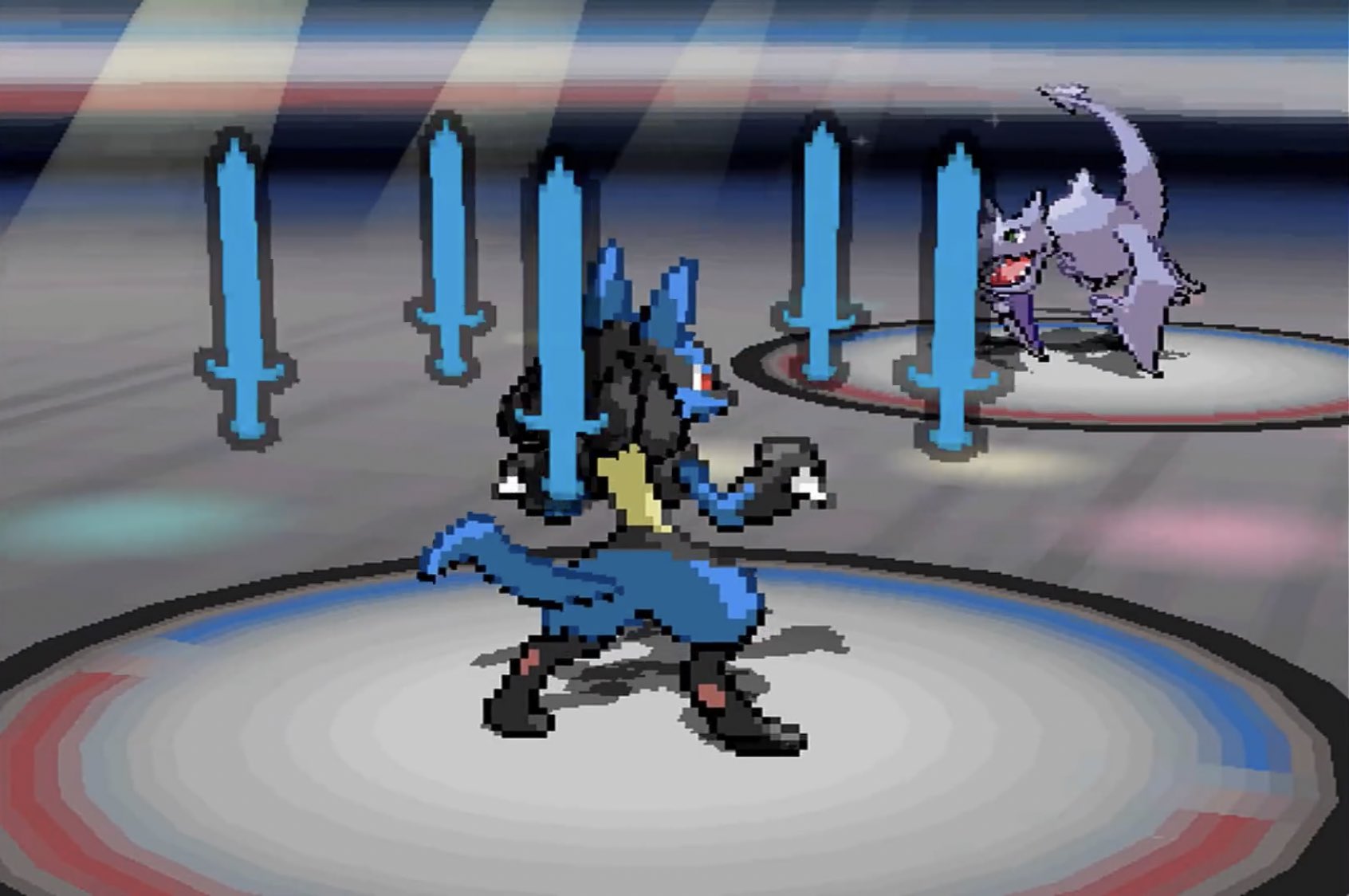 Mega Lucario Sprite Gif