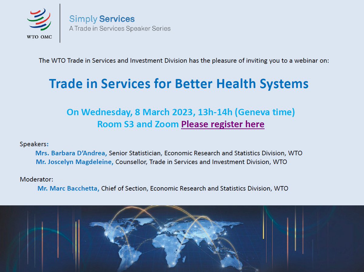 Join the conversation on how #services trade can help improve health ...