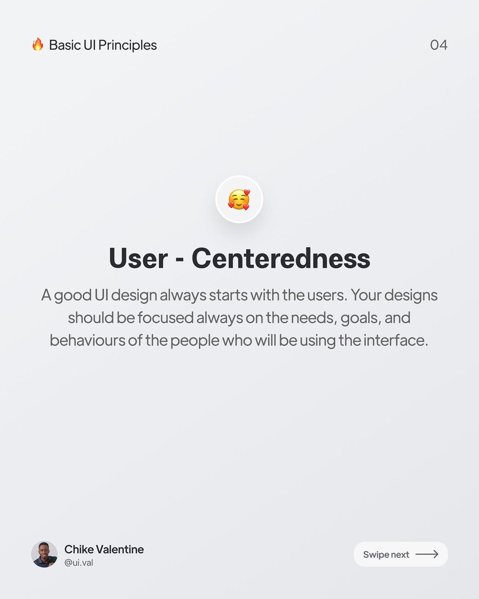 Hi guys 👋, checkout this article; know the principles of good design, it's the key to creating a ...