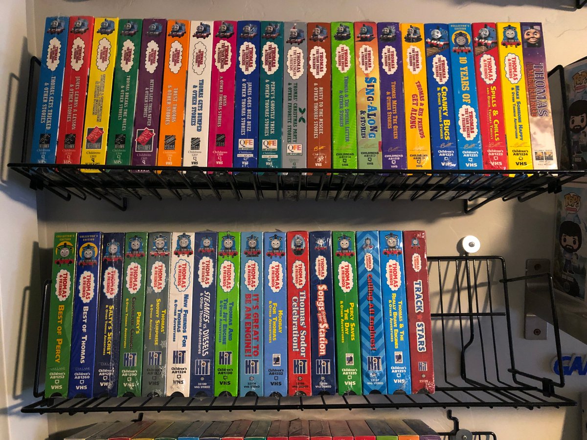 Taylor Kennedy on Twitter: "My Thomas VHS collection as of today, excluding any that come with ...