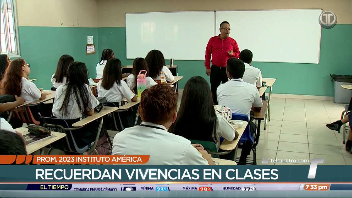 La promoción de graduandos 2023 del Instituto América se prepara para obtener los conocimientos ...