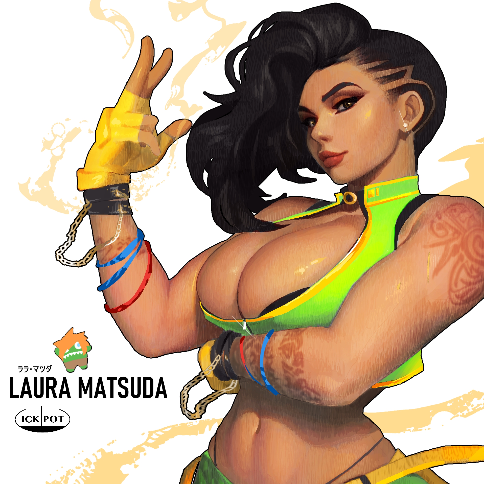 ICKPOT on Twitter: "⚡️Laura Matsuda💚 Trying something little different this time around. Hope ...