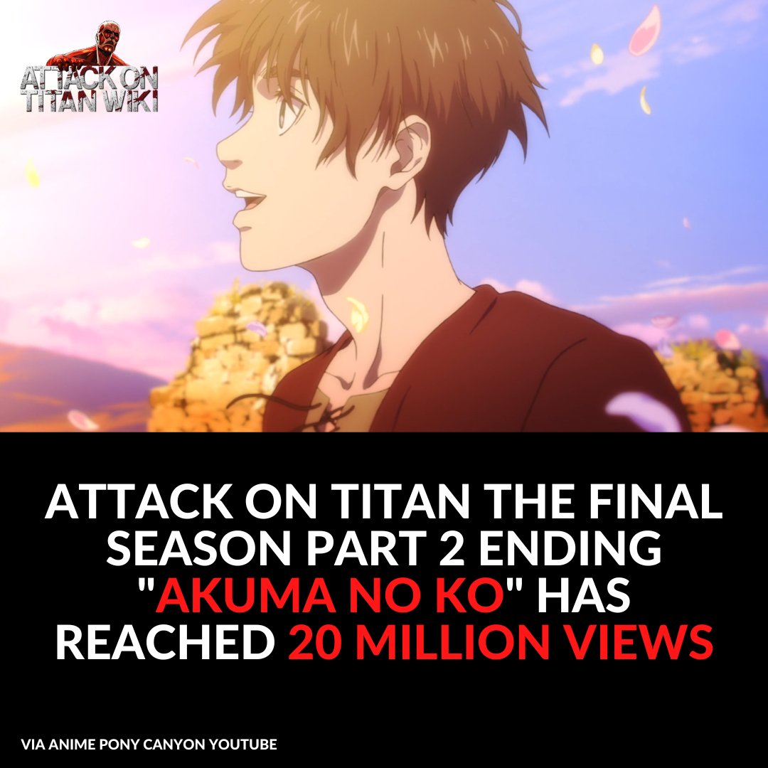 Attack on Titan The Final Season Part 2 Ending "Akuma no Ko" by Ai ...