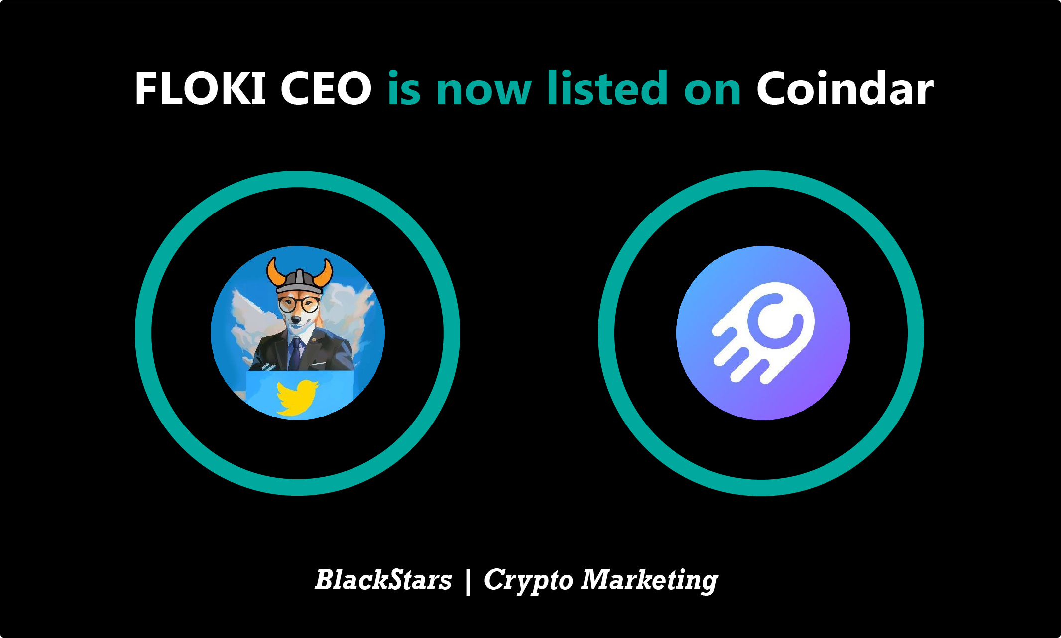 BlackStars | Crypto Marketing on Twitter: "📢#FLOKICEO is now listed on @coindar_ #Coindar is an ...