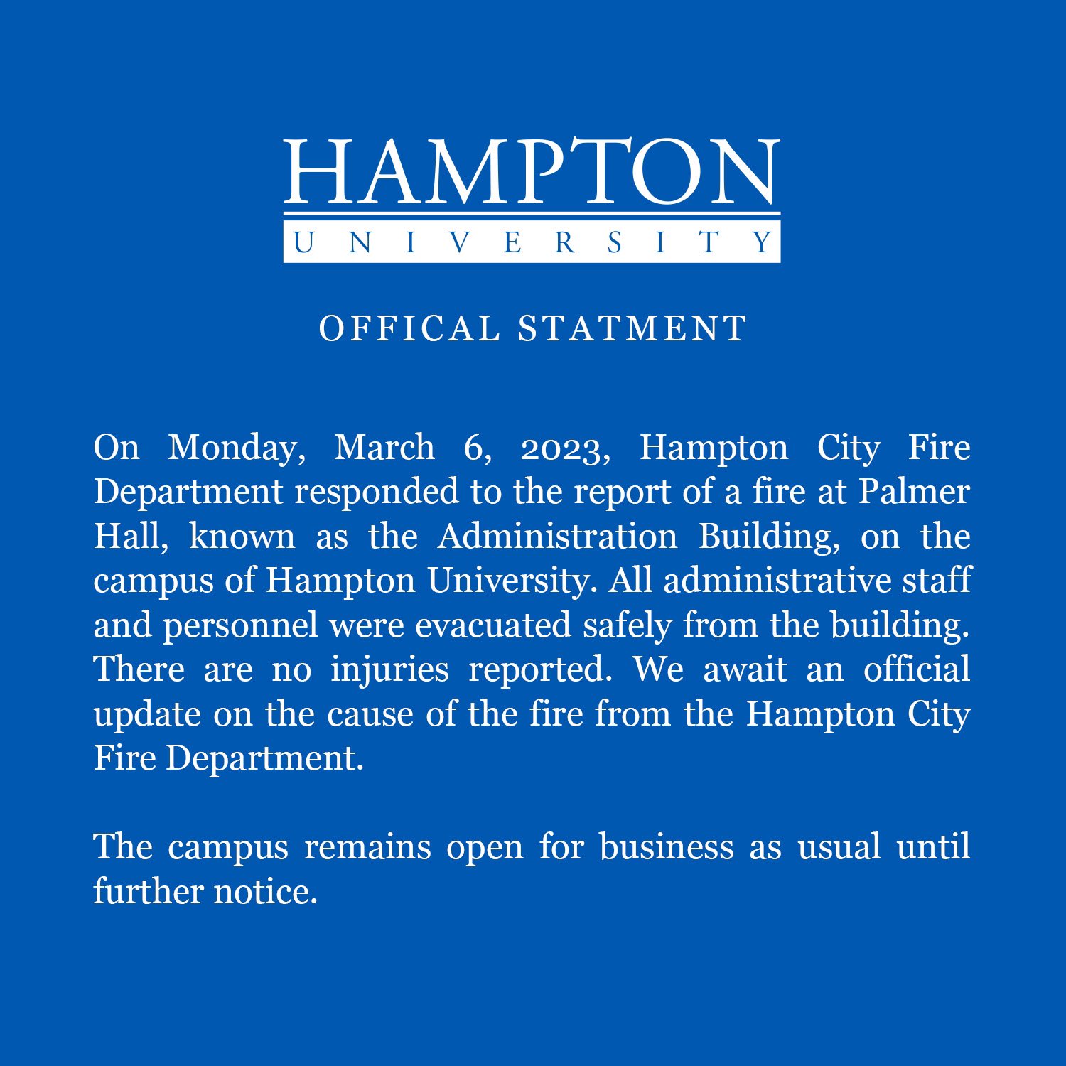 Hampton University Memes Hampton University Joins Statewide Higher Ed