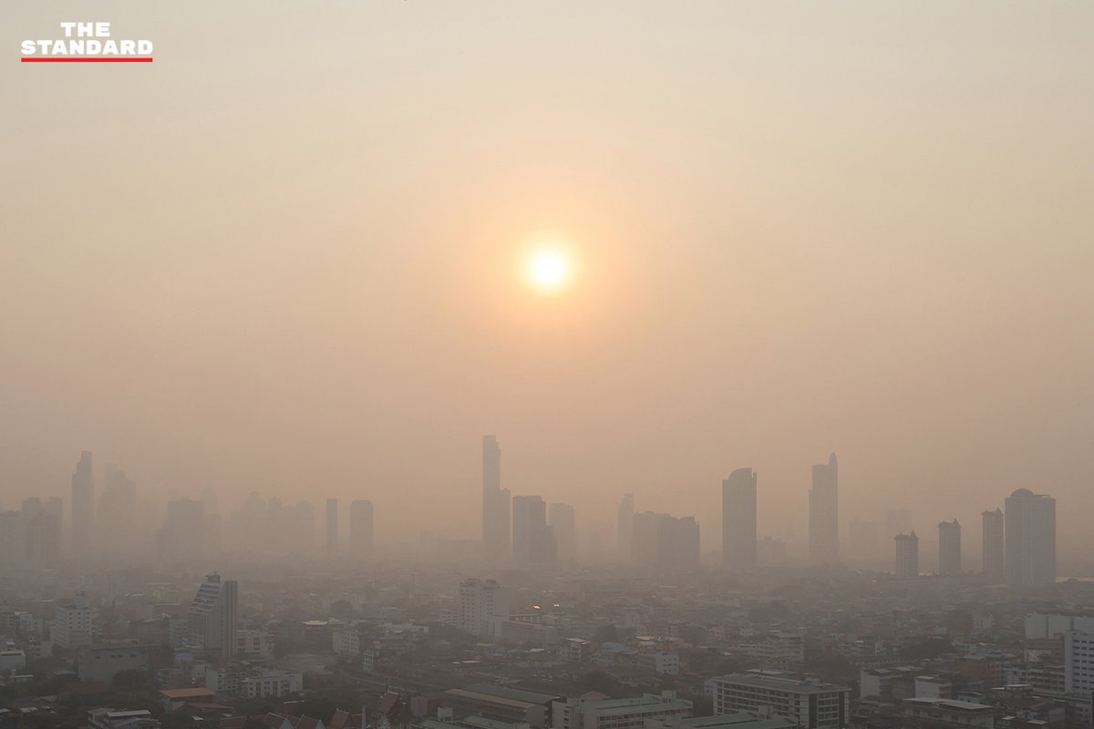 THE STANDARD on Twitter: "ศูนย์ข้อมูลคุณภาพอากาศ กทม. สรุปผลการตรวจวัดค่าฝุ่นละออง PM2.5 พบว่า ...
