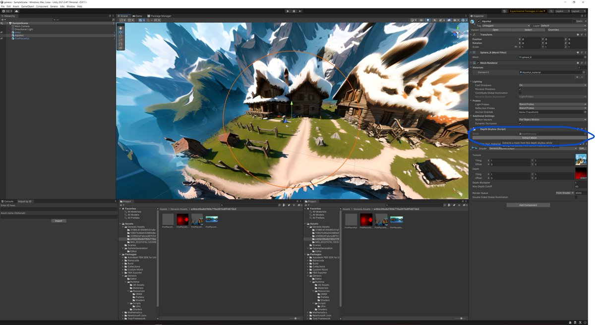 サックー@XR on Twitter: "AI生成画像を使ったワールドの作り方 ①https://github.com/julienkay/genesis… を使ってモデルを生成 ...