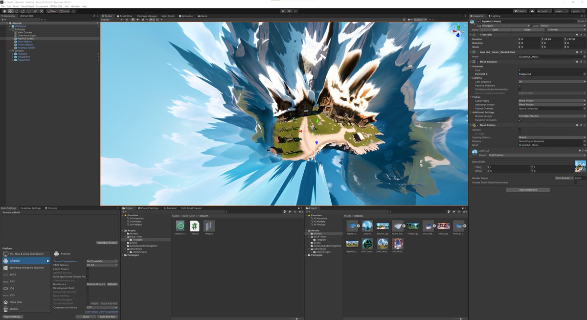 サックー@XR on Twitter: "AI生成画像を使ったワールドの作り方#N#①https://github.com/julienkay/genesis… を使ってモデルを生成 ...