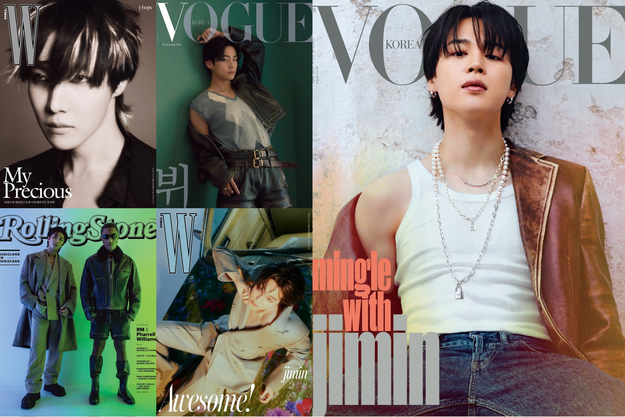 The BTS Chart on Twitter: ".@BTS_twt's solo magazine covers so far: j-hope — W Magazine Korea V ...