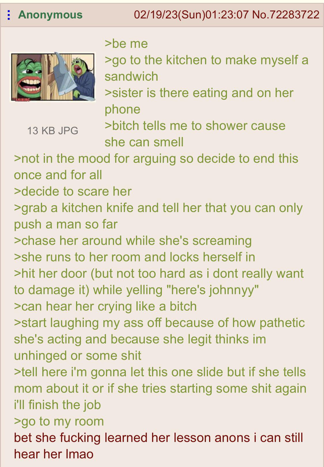 4CHAN GREENTEXTS on Twitter: "@StrangestMedia https://t.co/Ej2ybWAQhx" / Twitter