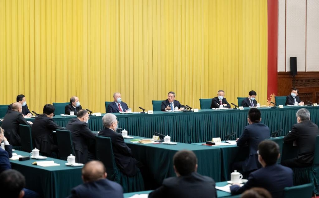 Senior Chinese leaders, all members of the Standing Committee of the ...