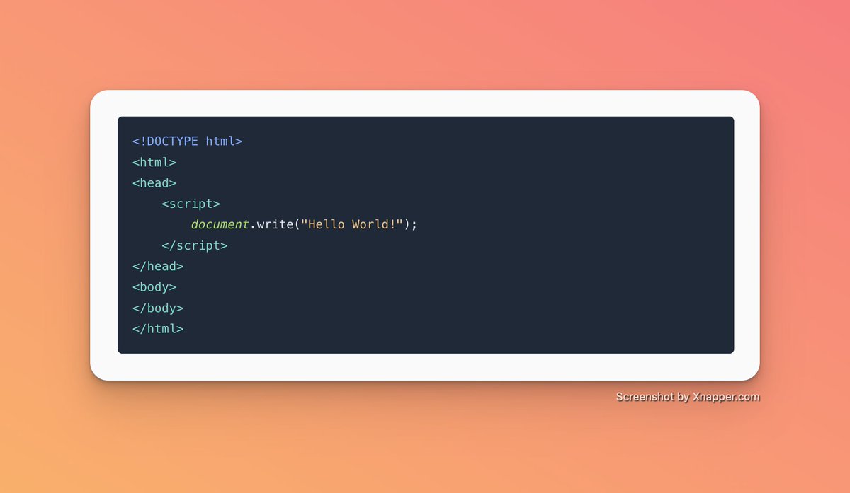 How To Write Javascript In Html All Possible Ways Thread From Codedamn Codedamncom Rattibha