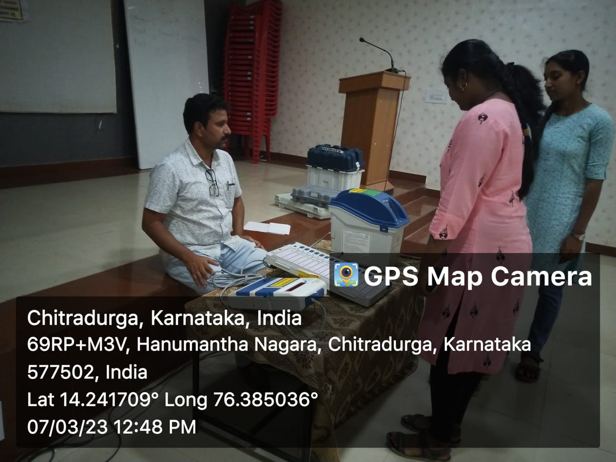 Chief Electoral Officer, Karnataka on Twitter: "Karnataka Assembly Election-2023, EVM/VVPAT ...