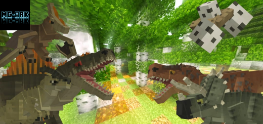 MCPEDL on Twitter: "MC Ark Pre Phase 1 "Jungle & Beach" | (NEW Level system, breeding, eggs and ...