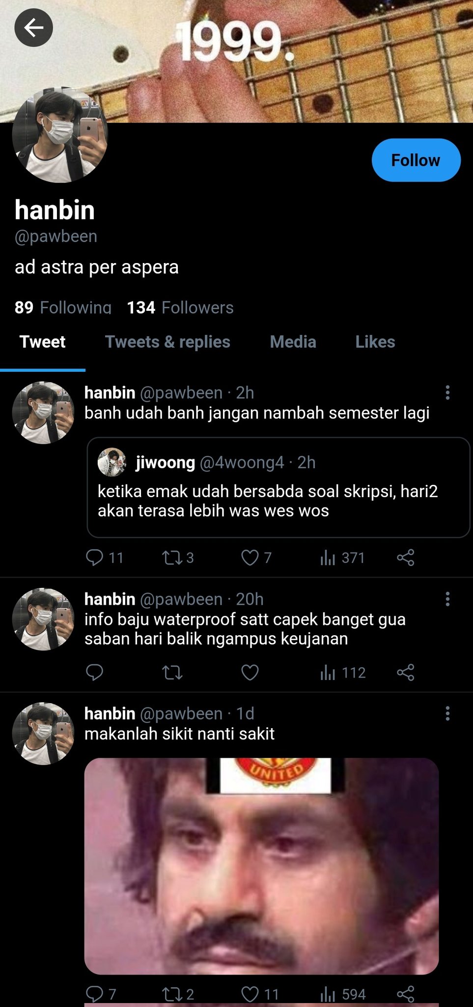 keya on Twitter: "7. memang jawaban yang tepat kalau udah kepalang kepo adalah ngestalk https ...